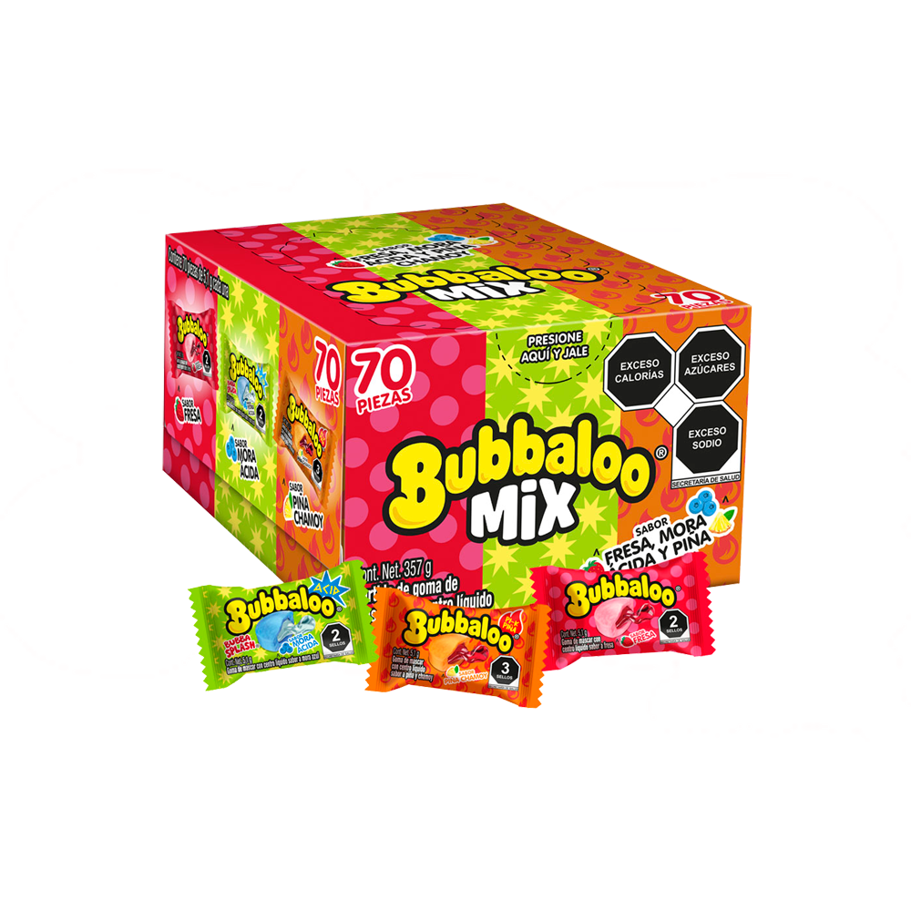 BUBBALOO MIX EXTREME 32/70 – superdulces.com