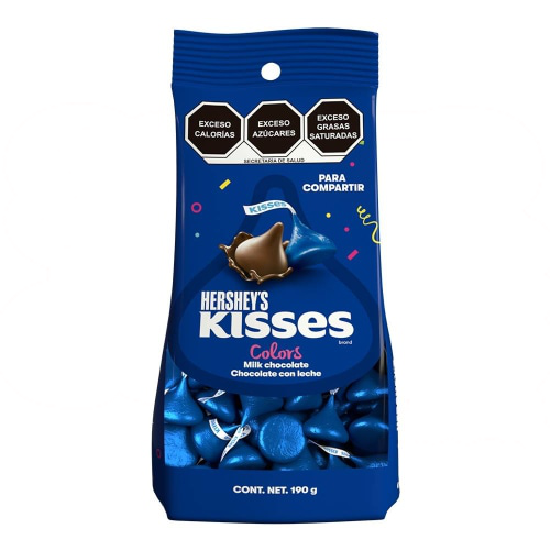 KISSES COLORS AZUL 6/190G – superdulces.com