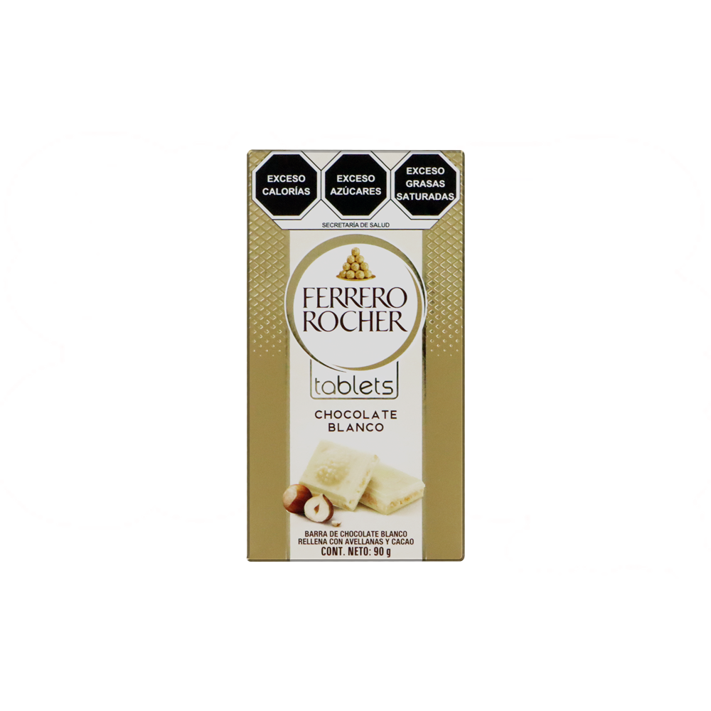 FERRERO TABLETS CHOCOLATE BLANCO 16/90GRS