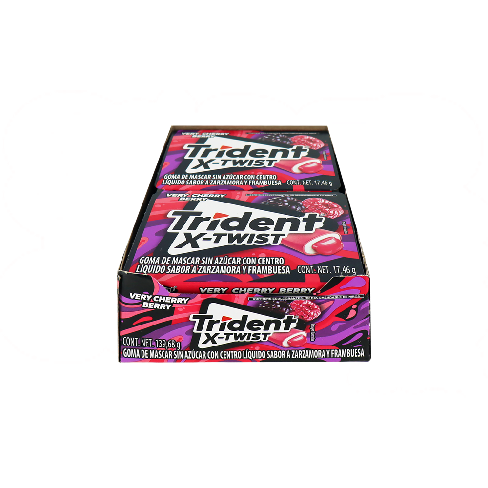 TRIDENT X TWIST RASPBERRY 18/8