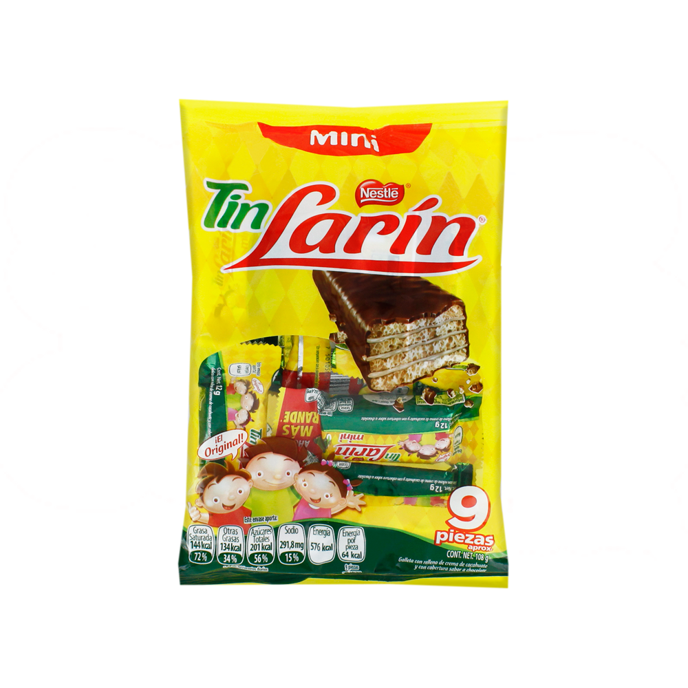 TIN LARIN MINI 16/9 PZS – superdulces.com