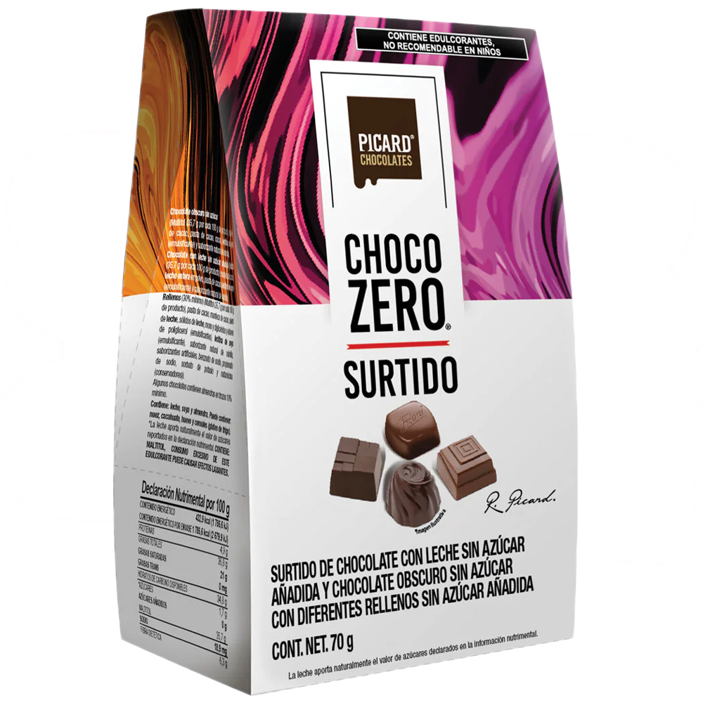 P CHOCO ZERO 12/70G – superdulces.com